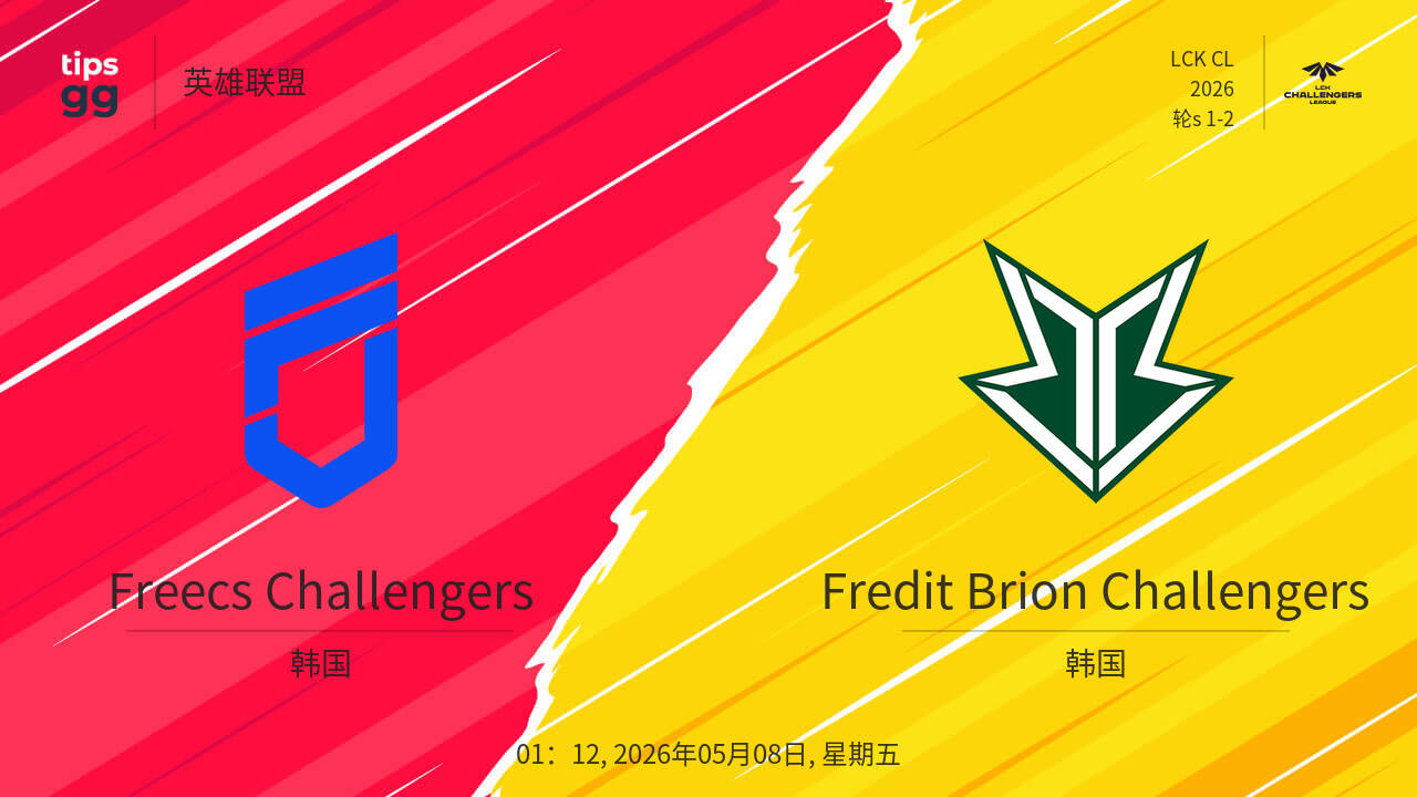 Freecs Challengers对阵Fredit Brion Challengers，2026年05月08日，在LCK CL 2026 ...