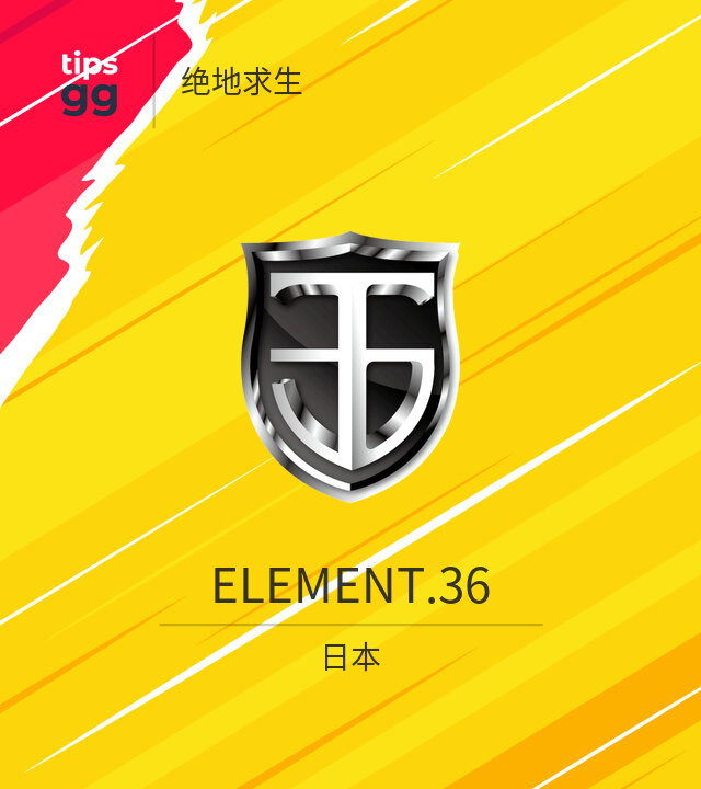 ELEMENT.36 PUBG队来自日本 | Tips.GG