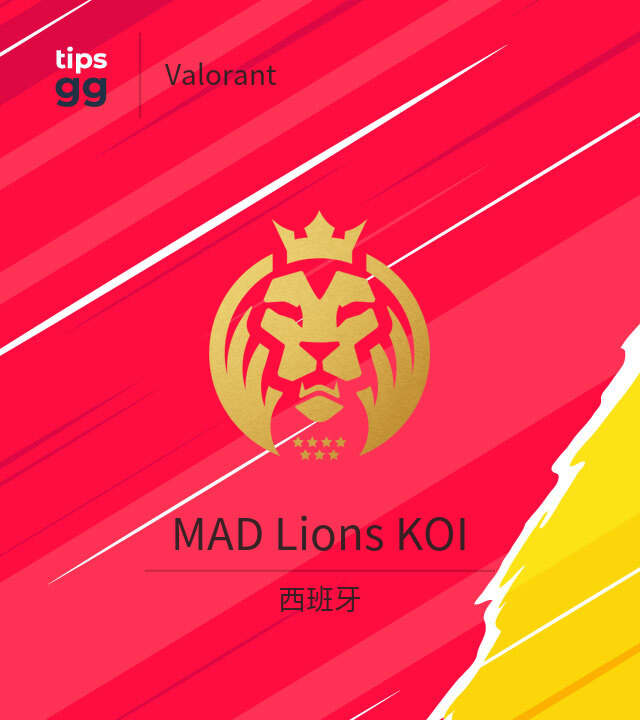 MAD Lions KOI Valorant队来自西班牙 | Tips.GG