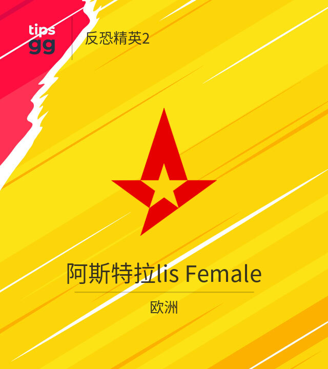 Astralis Female CS2 (CS:GO)队来自欧洲 | Tips.GG