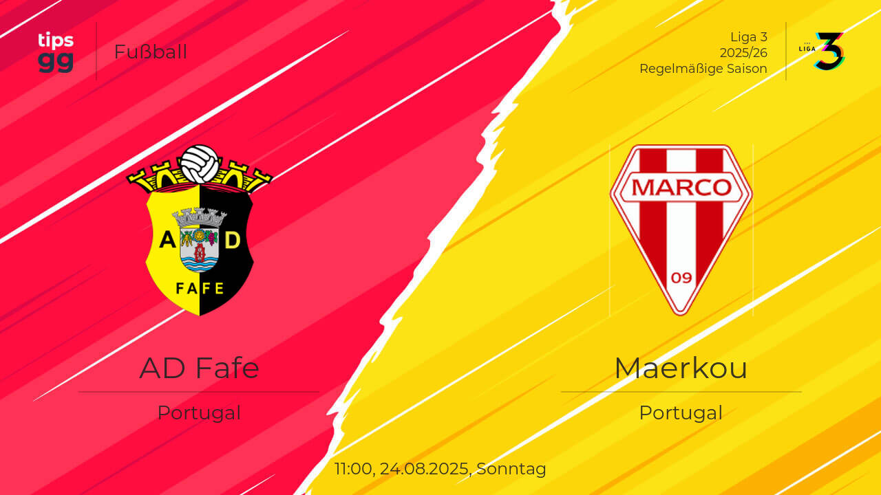 AD Fafe – Maerkou Live-Ergebnis 24.08.2025 - heute Spielergebnisse ...