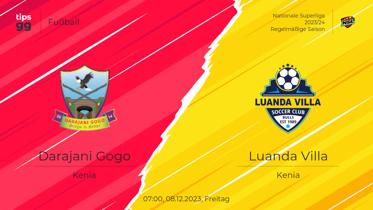 Darajani Gogo gegen Luanda Villa SC am 08.12.2023 – Live-Streams und ...