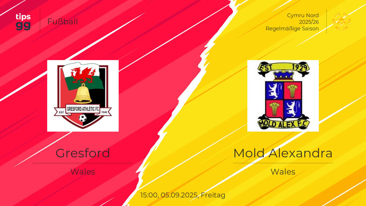 Gresford – Mold Alexandra am 05.09.2025 – Live-Streams und ...