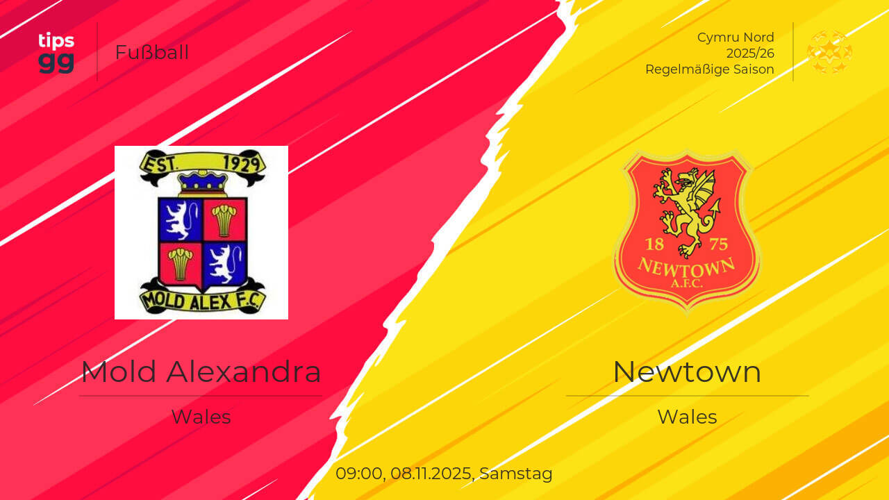 Mold Alexandra – Newtown am 08.11.2025 – Live-Streams und ...