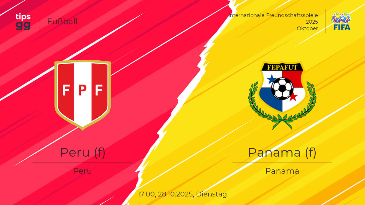 Peru (f) – Panama (f) Live-Ergebnis 28.10.2025 - heute Spielergebnisse ...