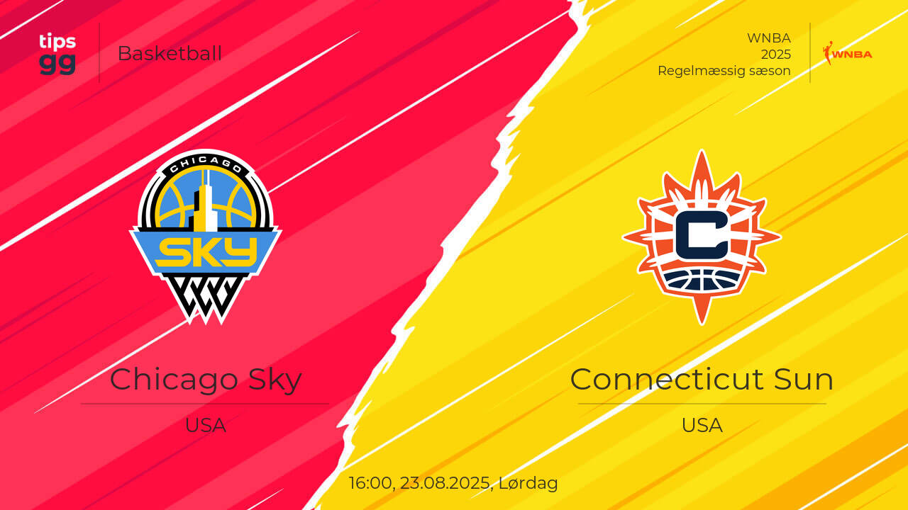 Chicago Sky vs Connecticut Sun 23.08.2025 – Kampforudsigelser ...
