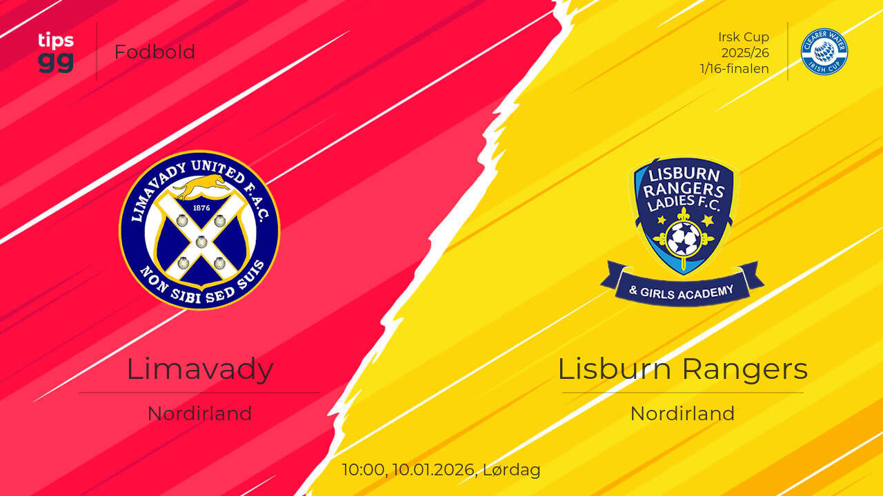 Limavady – Lisburn Rangers live resultater 10.01.2026 - dagens ...