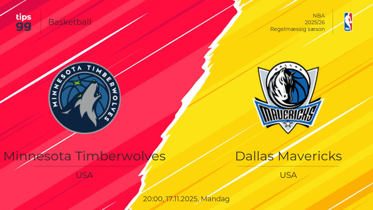 Minnesota Timberwolves vs Dallas Mavericks 18.11.2025 ...
