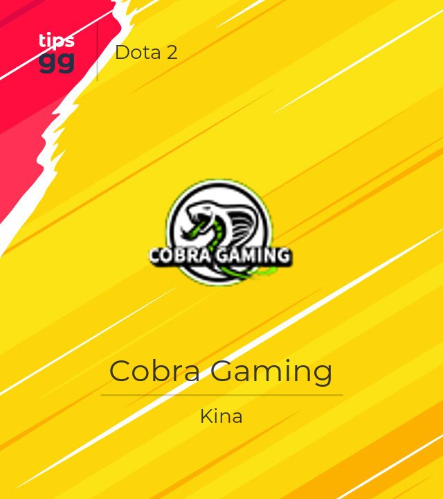 Cobra Gaming kampprogram - Dota 2-hold fra Kina | Tips.GG