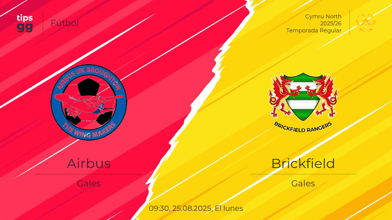 Airbus vs Brickfield Pronóstico el 25.08.2025 | Fútbol | Tips.GG