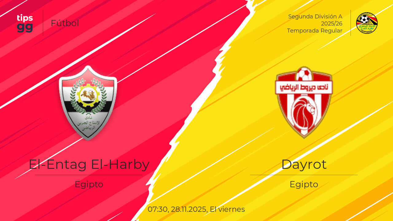 El-Entag El-Harby – Dayrot marcador en vivo 28.11.2025 - resultados ...