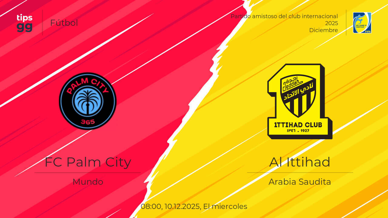 FC Palm City – Al Ittihad marcador en vivo 10.12.2025 - resultados ...