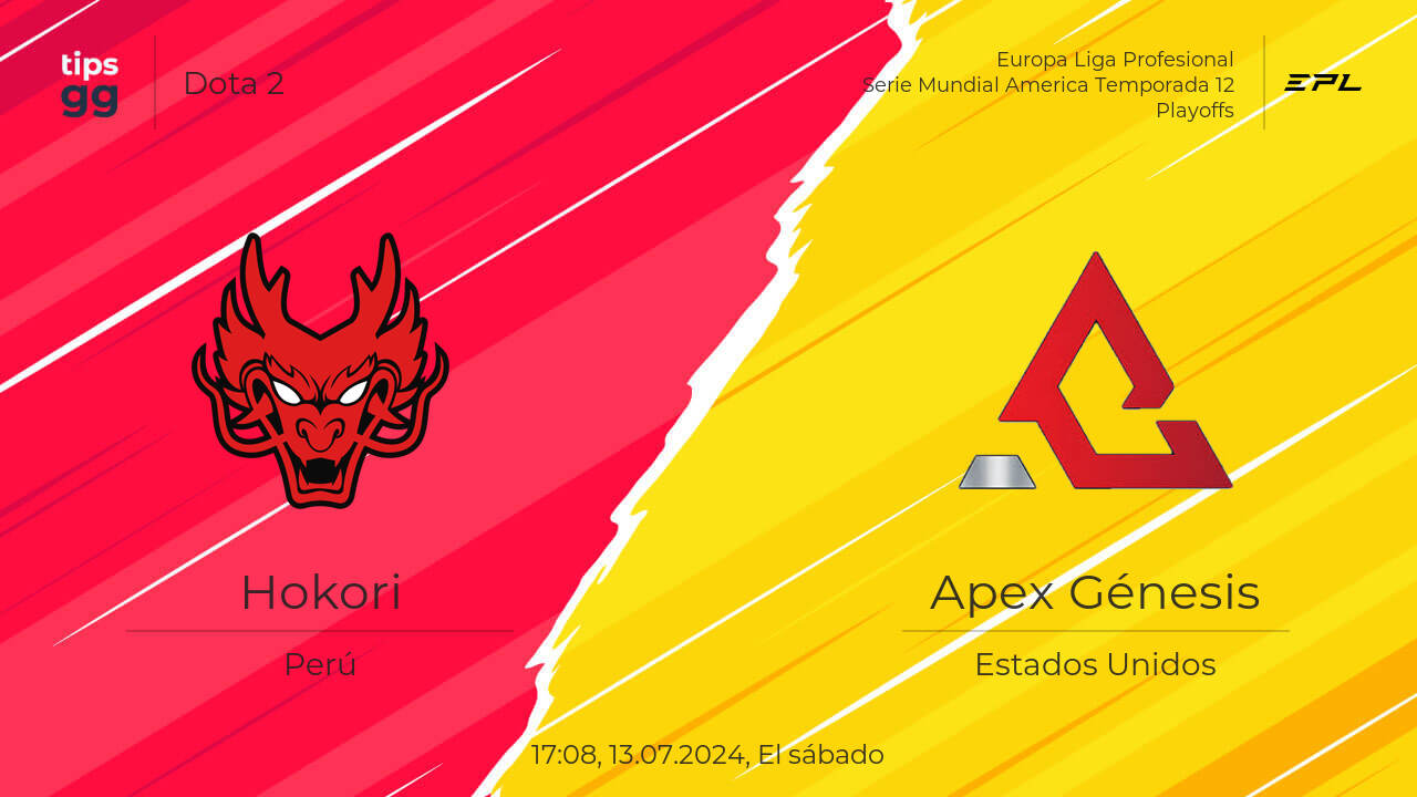 Ver Hokori vs Apex Génesis el 13.07.2024 – Transmisiones en vivo | Dota ...