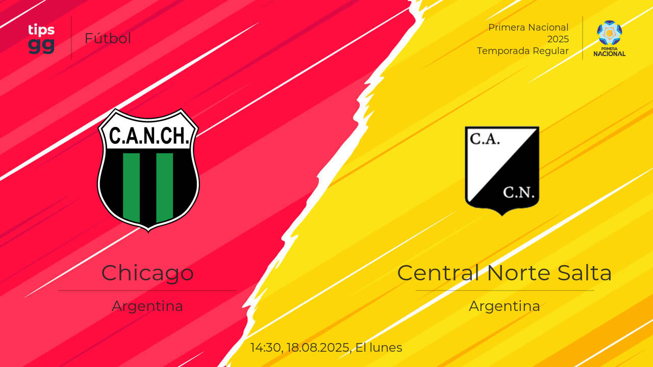 Chicago vs Central Norte Salta Pronóstico el 18.08.2025 | Fútbol | Tips.GG