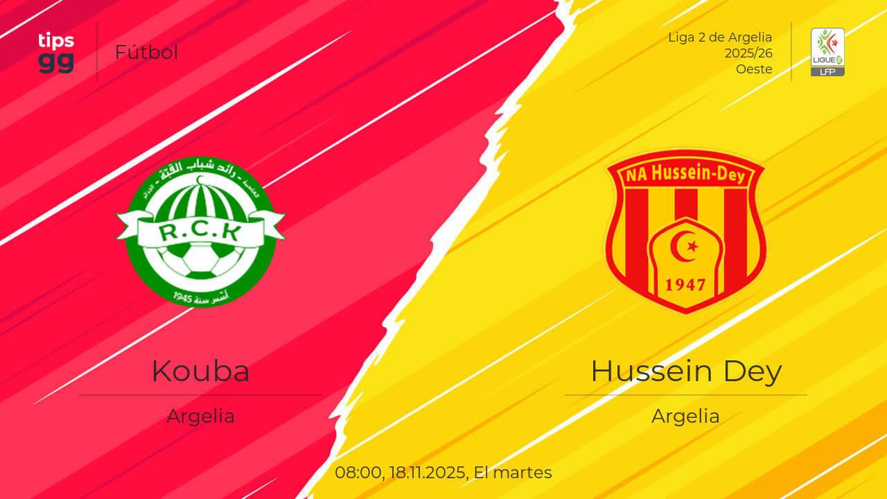 Kouba – Hussein Dey marcador en vivo 18.11.2025 - resultados partido de ...