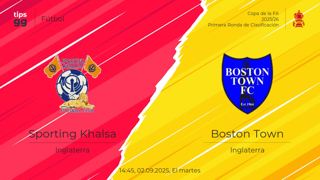 Sporting Khalsa – Boston Town marcador en vivo 02.09.2025 - resultados ...