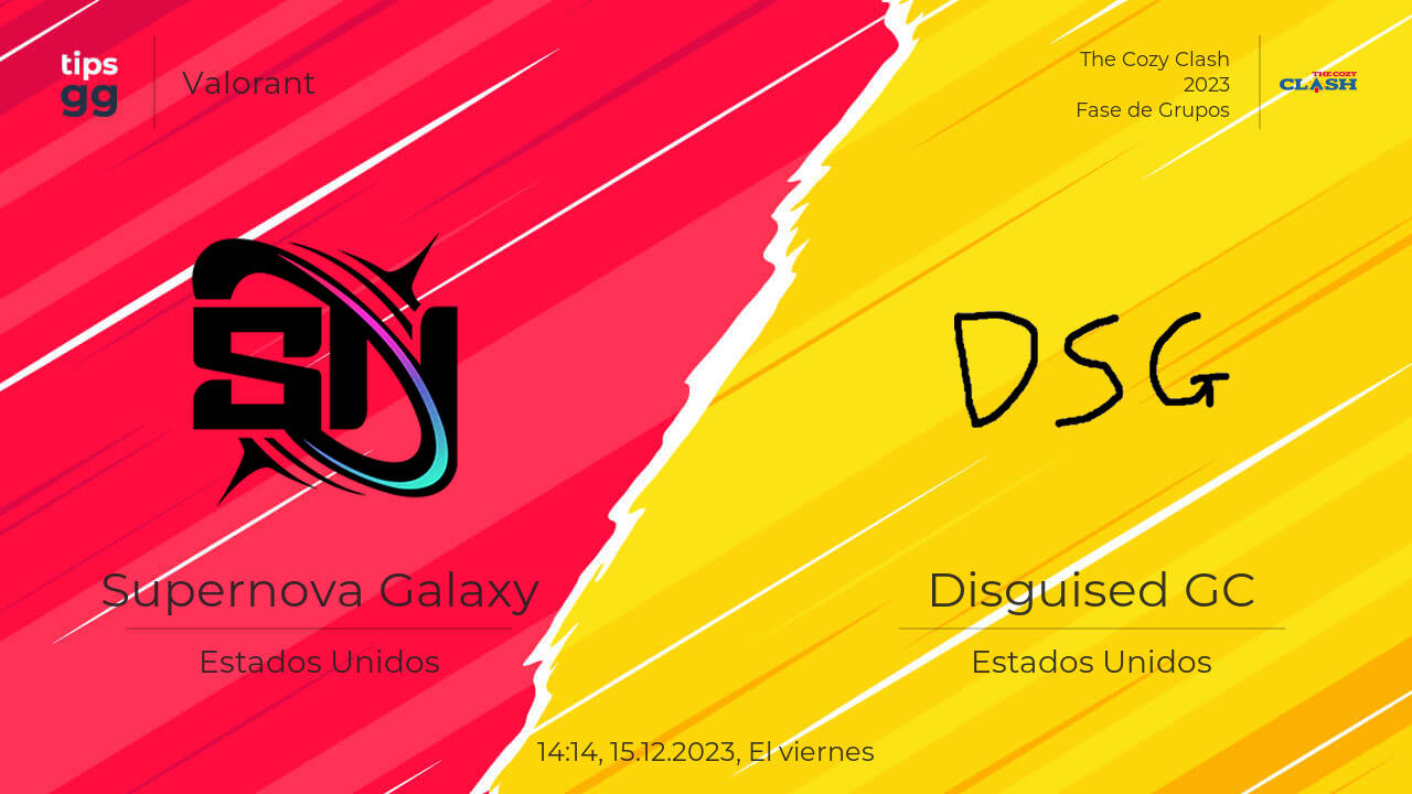 Ver Supernova Galaxy vs Disguised GC el 15.12.2023 – Transmisiones en ...