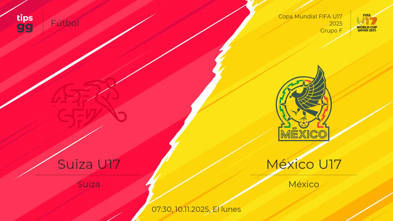 Suiza U17 – México U17 marcador en vivo 10.11.2025 - resultados partido ...