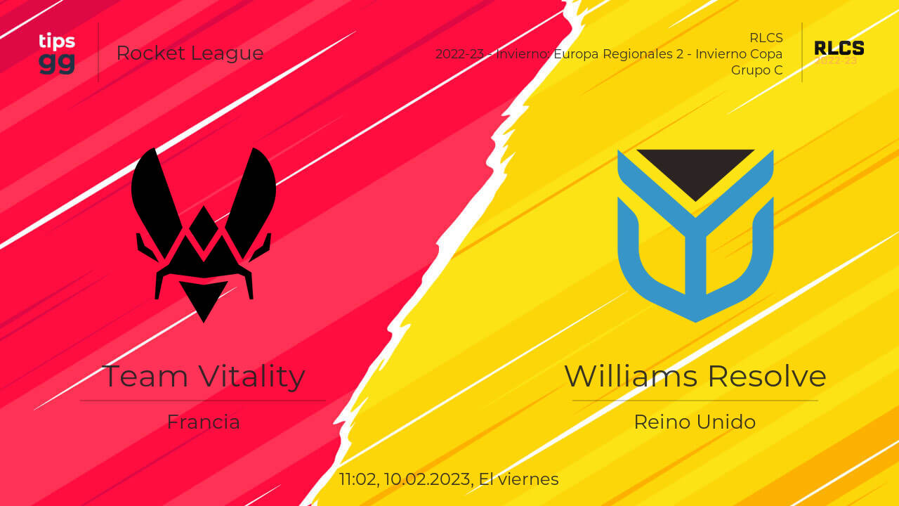 Team Vitality vs Williams Resolve el 10.02.2023 en la RLCS 2022-23 ...