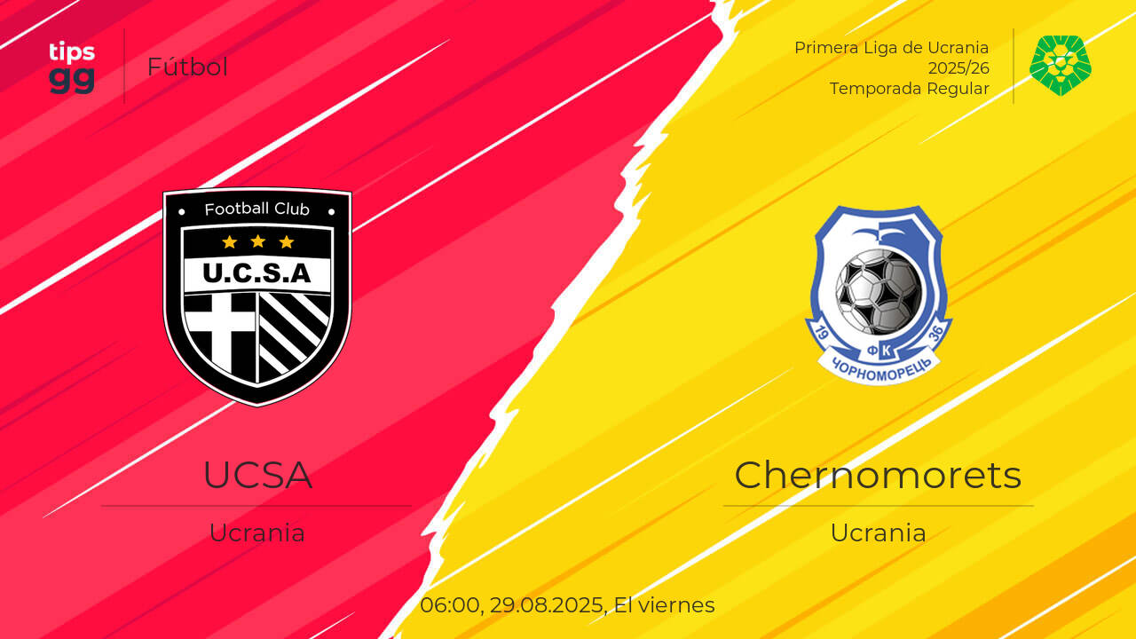 UCSA – Chernomorets marcador en vivo 30.08.2025 - resultados partido de ...
