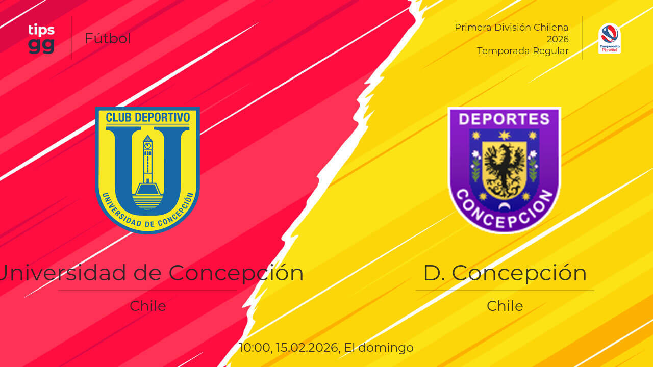Universidad de Concepción vs D. Concepción Pronóstico el 15.02.2026 ...