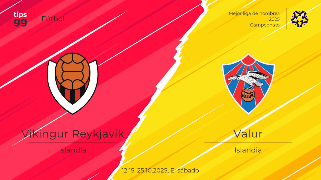 Vikingur Reykjavik vs Valur Pronóstico el 26.10.2025 | Fútbol | Tips.GG