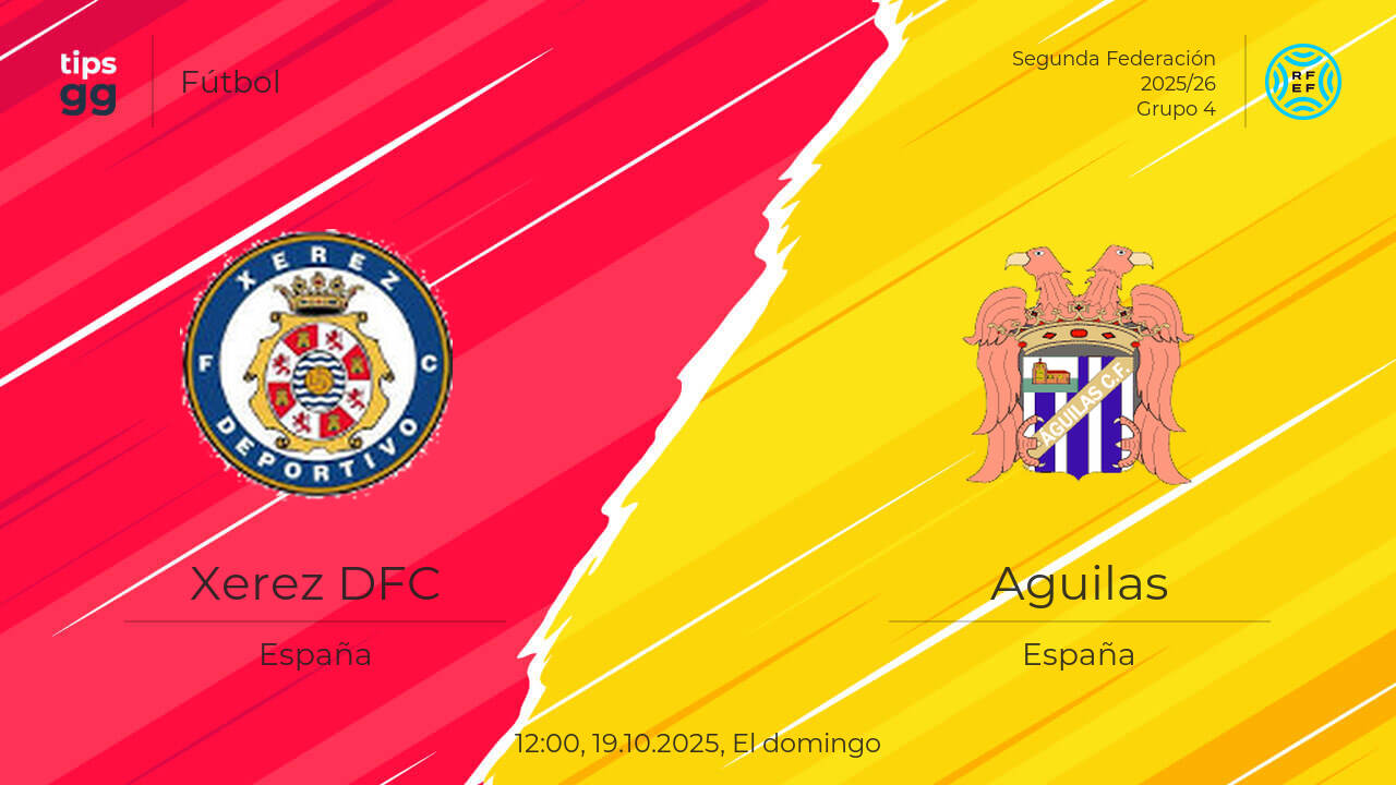 Xerez DFC – Aguilas marcador en vivo 19.10.2025 - resultados partido de ...