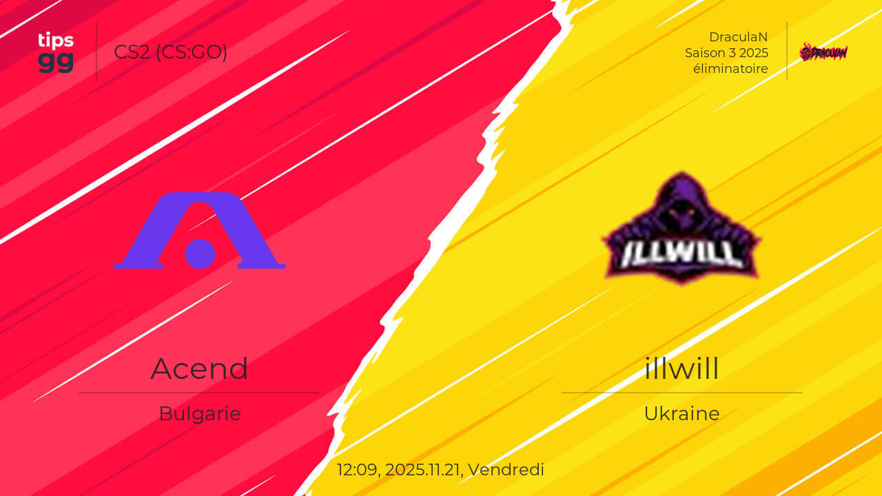 Acend contre illwill le 2025.11.21 à l'DraculaN Saison 3 2025 | CS2 (CS ...