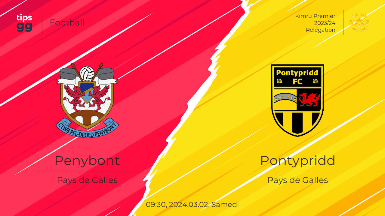 Penybont FC contre Pontypridd le 2024.03.02 à l'Kimru Premier 2023/24 ...
