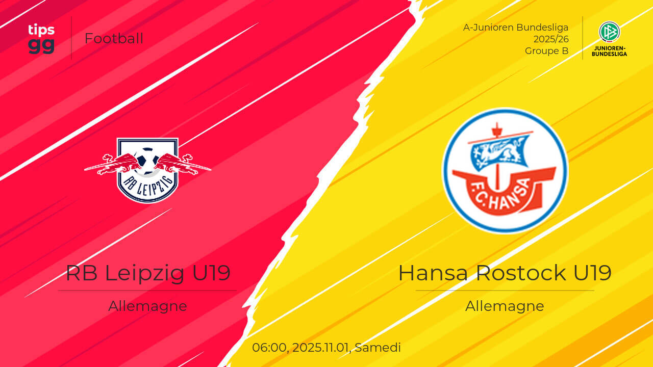 RB Leipzig U19 – Hansa Rostock U19 score en direct 2025.11.02 - aujourd ...