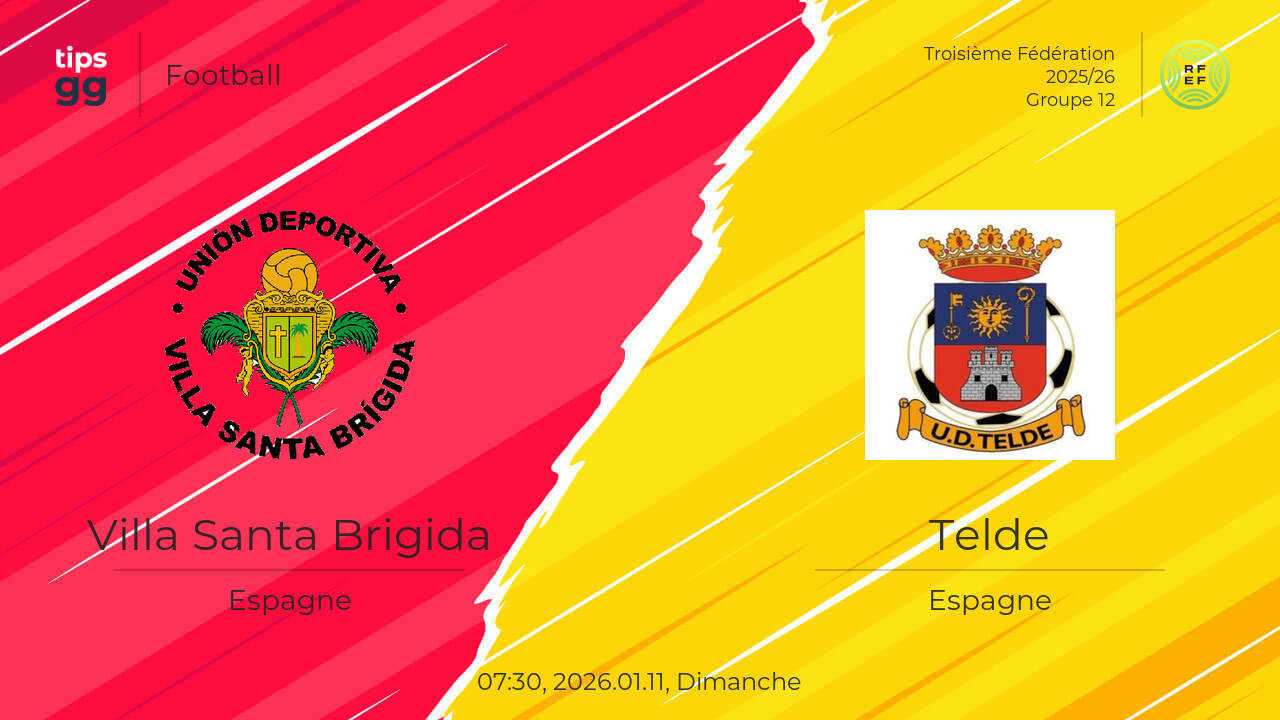 Villa Santa Brigida – Telde score en direct 2026.01.11 - aujourd'hui ...