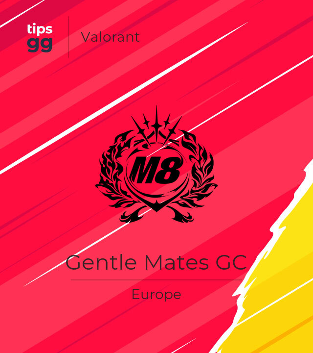 Équipe Gentle Mates GC de Valorant de Europe | Tips.GG