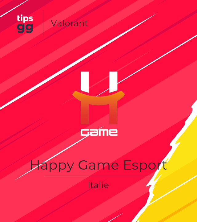 Équipe Happy Game Esport de Valorant de Italie | Tips.GG