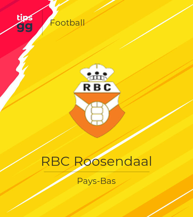 RBC Roosendaal en direct aujourd’hui: matchs, calendrier, statistiques ...