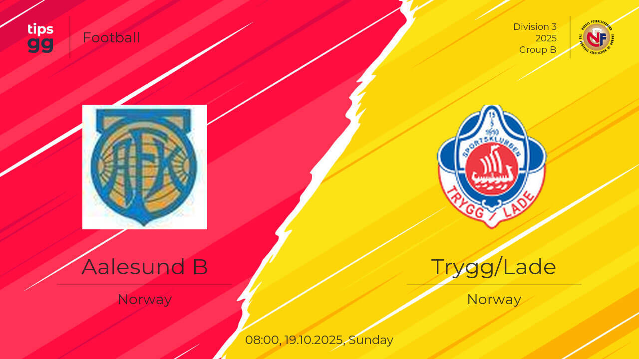 Aalesund B vs Trygg/Lade live score 19.10.2025 – today match results ...