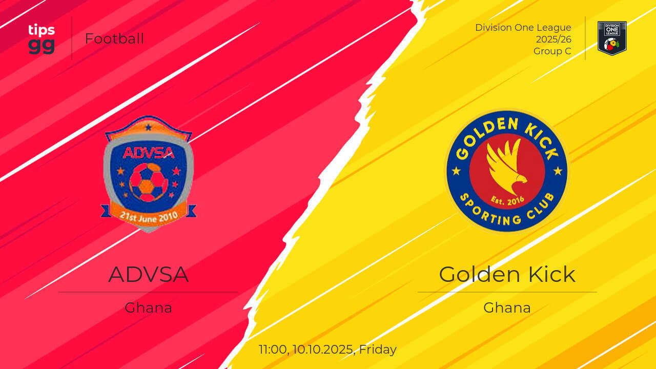 ADVSA vs Golden Kick live score 11.10.2025 – today match results | Tips.GG