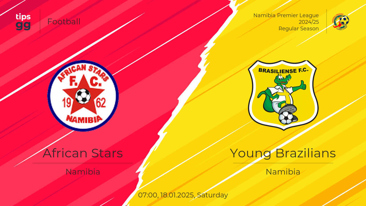 Where to Watch African Stars vs Young Brazilians 18.01.2025 | Tips.GG