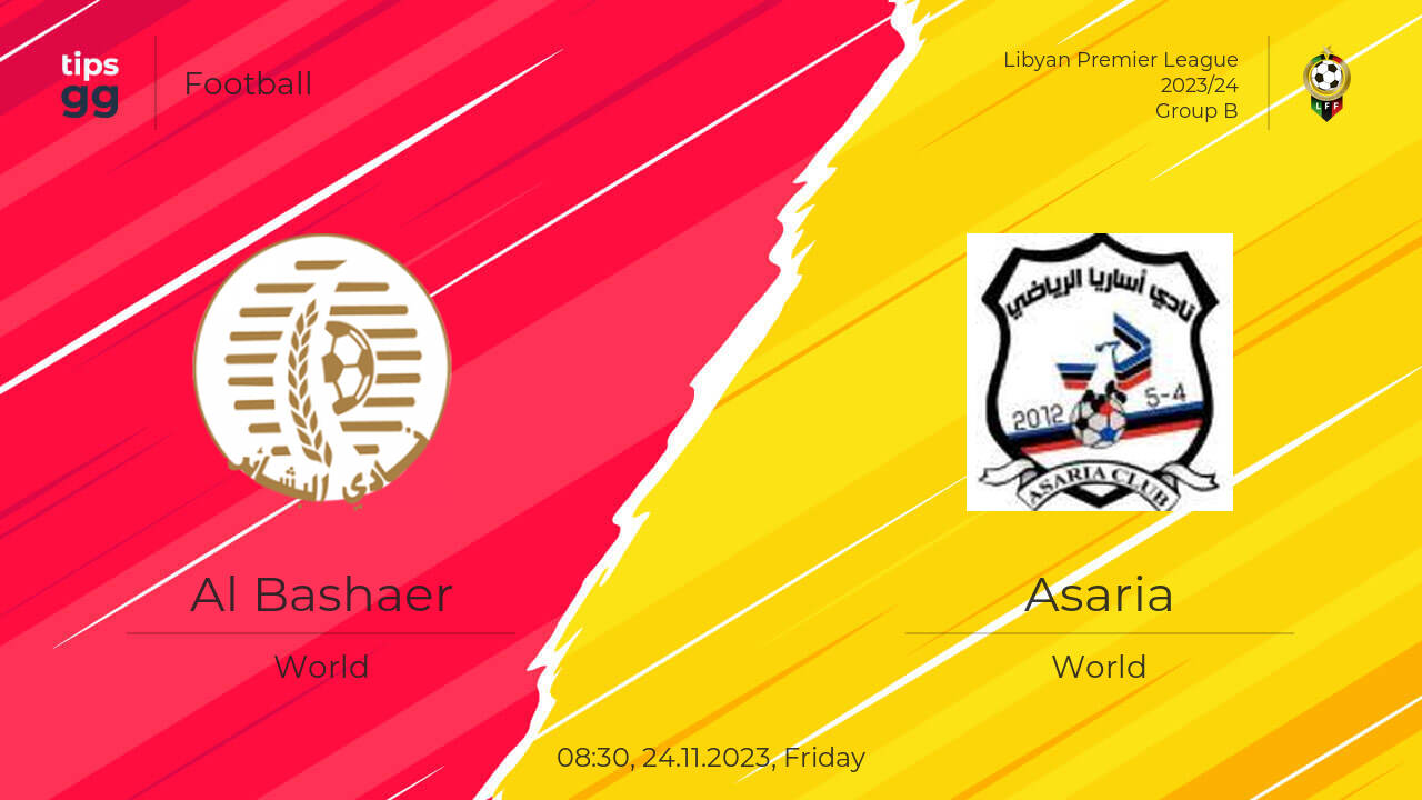 Al Bashayir SC vs Asaria 23.11.2023 – Match Prediction | Football | Tips.GG