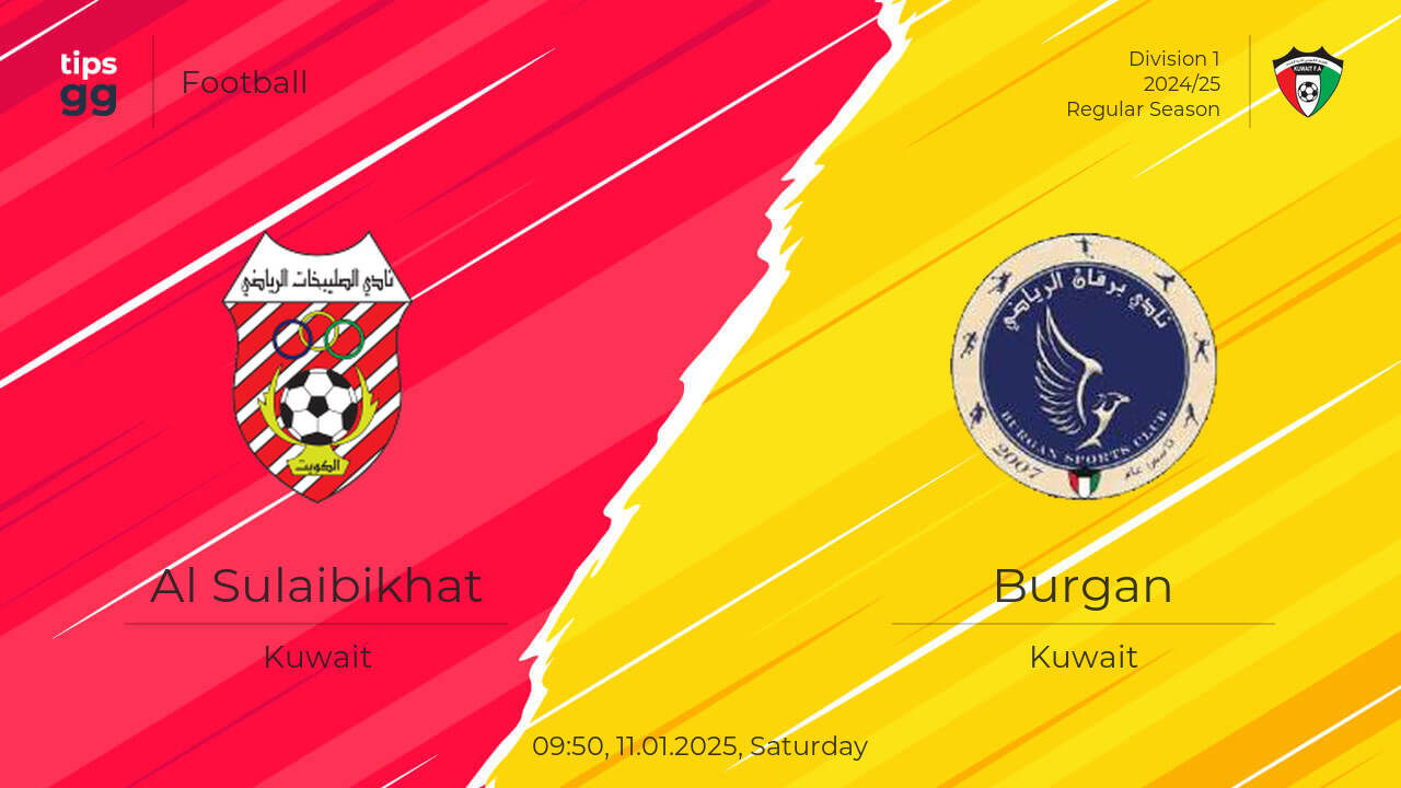 Al Sulaibikhat vs Burgan 11.01.2025 Match Overview | Tips.GG