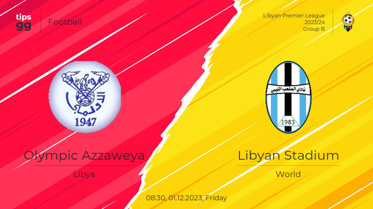 Al Zawi A vs Al Mlaba Libe 01.12.2023 at Libyan Premier League 2023/24 ...