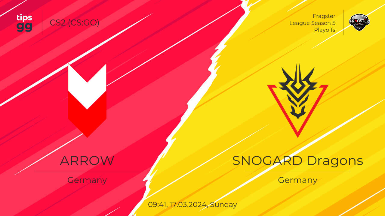 ARROW vs SNOGARD Dragons 17.03.2024 at Fragster League Season 5 | CS2 ...