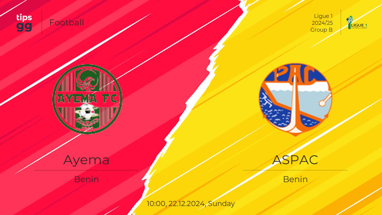 Watch Ayema vs ASPAC 22.12.2024 – Live Stream | Football | Tips.GG