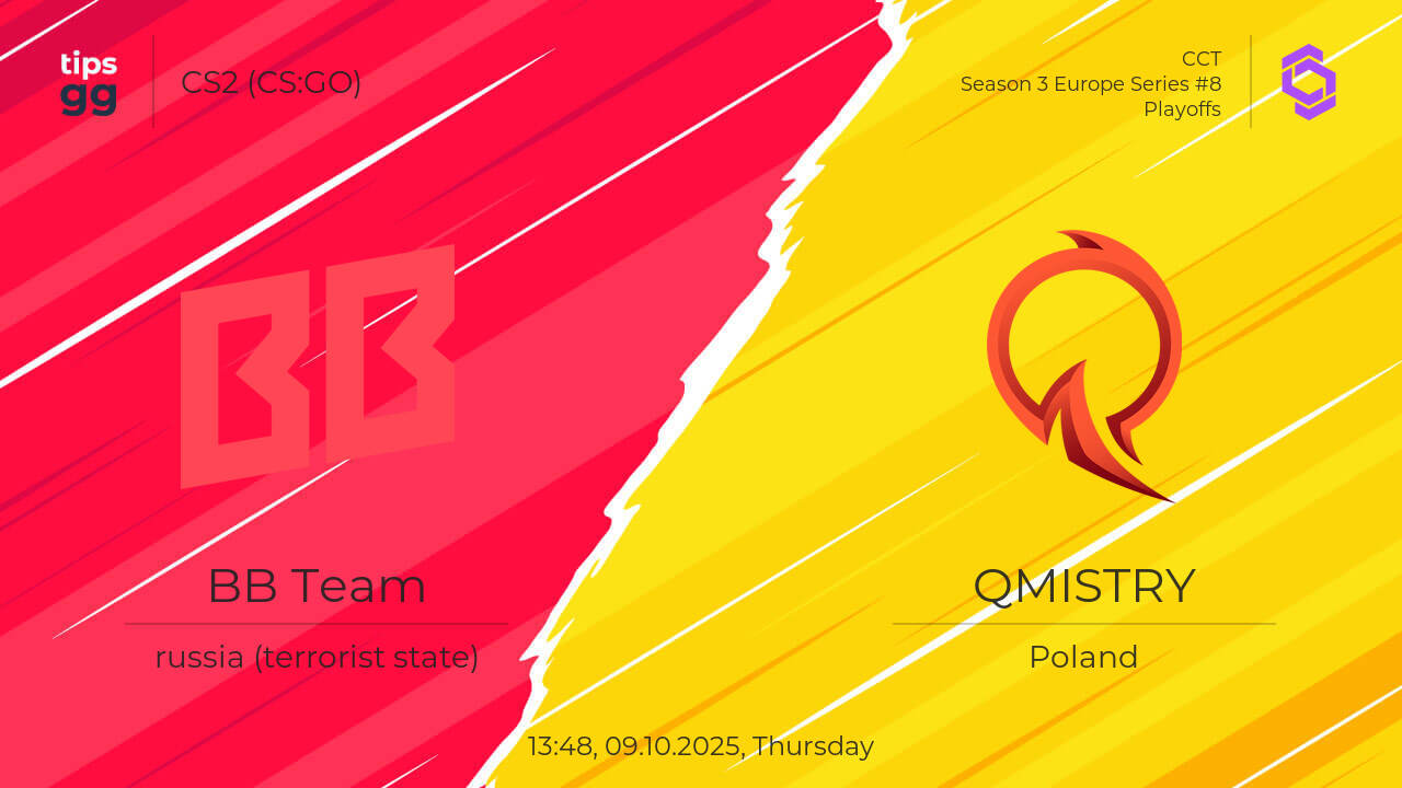 BB Team vs QMISTRY 09.10.2025 at CCT Season 3 Europe Series #8 | CS2 ...