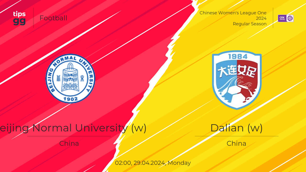 Beijing Normal University (w) vs Dalian(w) Prediction 29.04.2024 ...