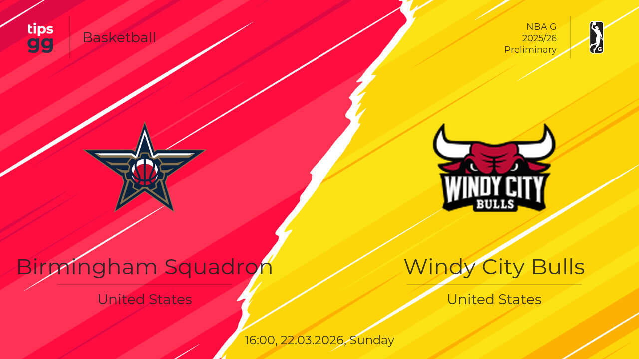 Birmingham Squadron vs Windy City Bulls 22.03.2026 at NBA G 2025/26 ...