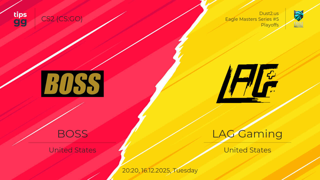 Where to Watch BOSS vs LAG Gaming 17.12.2025 – Live Streams | CS2 (CS ...