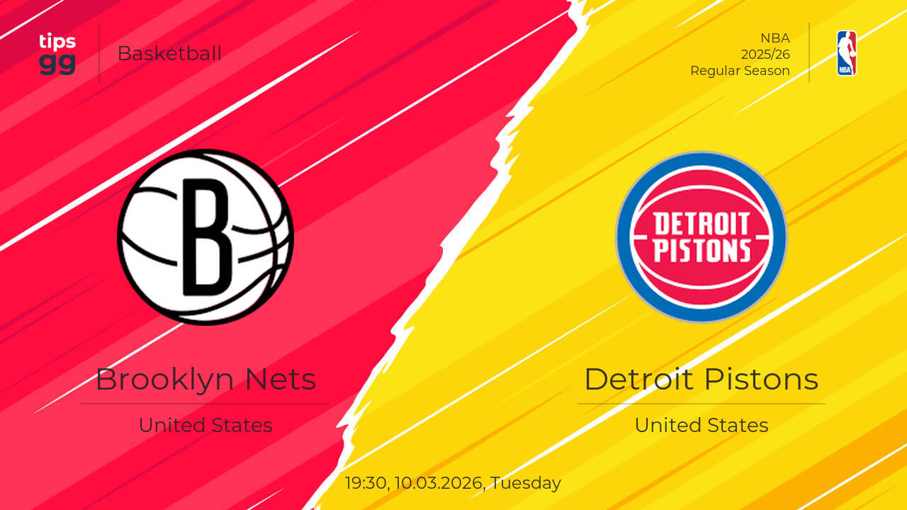 Brooklyn Nets vs Detroit Pistons 10.03.2026 at NBA 2025/26 | Basketball ...