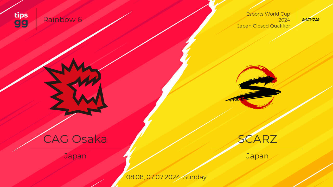 CAG Osaka vs SCARZ 07.07.2024 at Esports World Cup 2024 | Rainbow 6 ...