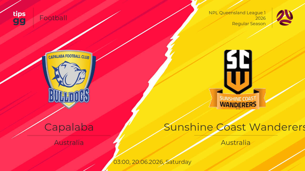 Capalaba vs Sunshine Coast Wanderers Prediction 20.06.2026 | Tips.GG