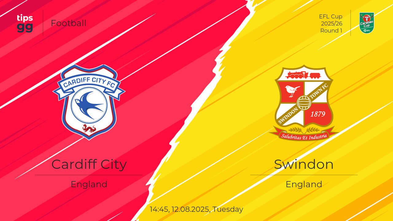 Cardiff City vs Swindon Prediction 12.08.2025 | Tips.GG